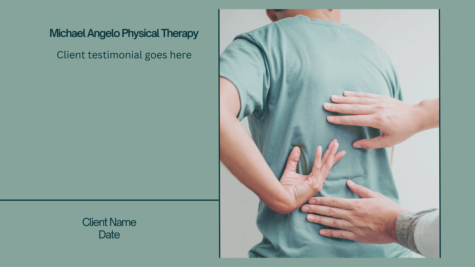 Michael Angelo Physical Therapy and Wellness – Sculpting a better you